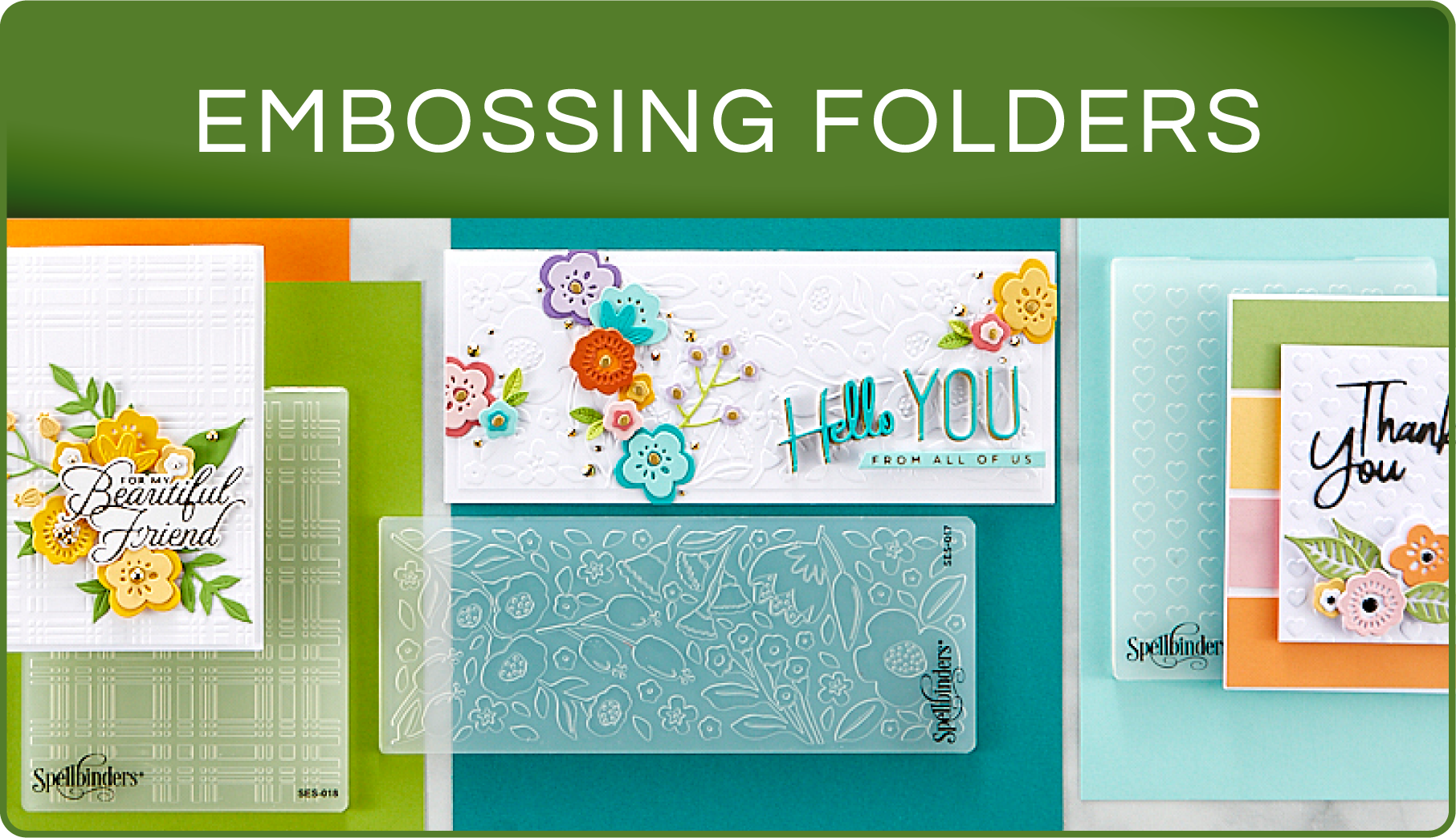 Texture Embossing Folders | Spellbinders Paper Arts - Spellbinders